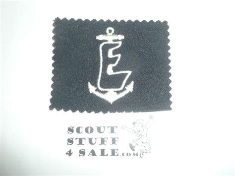 Sea Scout Position Patch Quartermaster On Blue 1970s