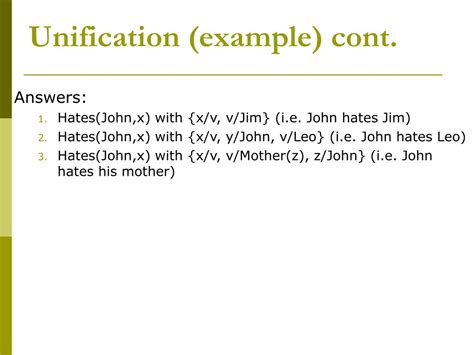 Ppt Resolution Theorem Prover In First Order Logic Powerpoint