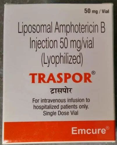 Liposomal Amphotericin B Injection 50mg Traspor At ₹ 1600piece Dahisar West Mumbai Id