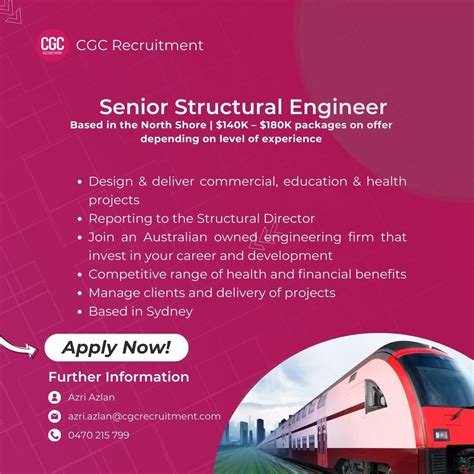 New Structural Role Available In The North Shore Get In Touch To Find