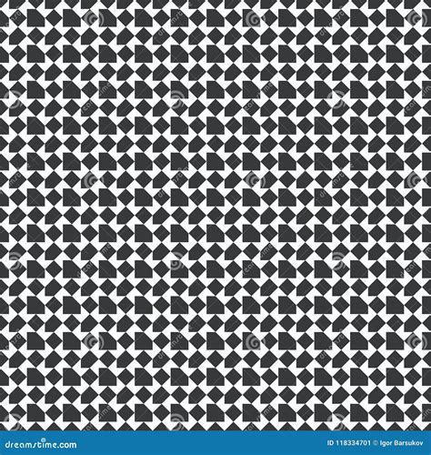 Vector Seamless Pattern Stock Vector Illustration Of Geometric 118334701