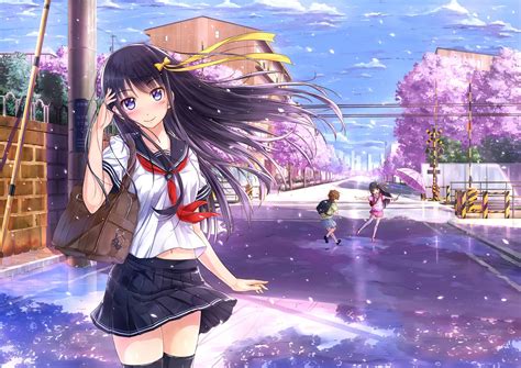 Anime School Backgrounds Hd For Desktop Pixelstalk