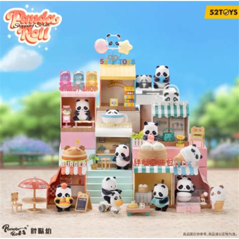 Jual 52toys Panda Roll Shopping Street Series Blind Box Panda