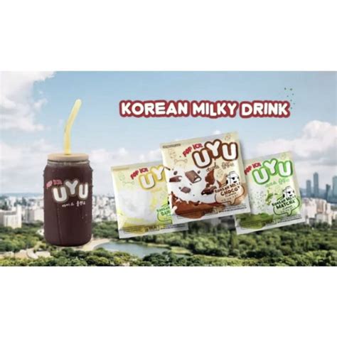Jual Pop Ice Uyu Korean Uyu Coklat Uyu Matcha Uyu Banana Uyu Choco Malt