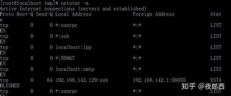 Linux网络通讯命令之netstat常用方法介绍 知乎