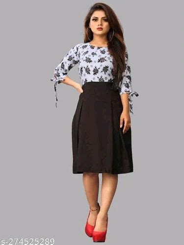 Dress For Women Knee Lenth L At Rs 224piece Western Dresses Id