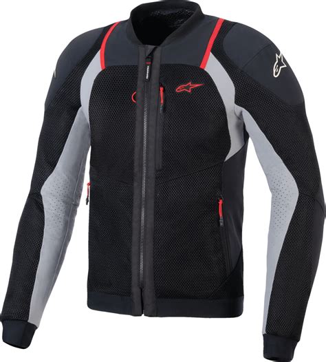 Alpinestars Troop Air Pro Jacket Blackash Graybright Red Ab 23810