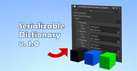 Serializable Dictionary Utilities Tools Unity Asset Store