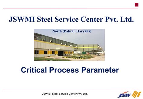 Critical Process Parameter Pptx