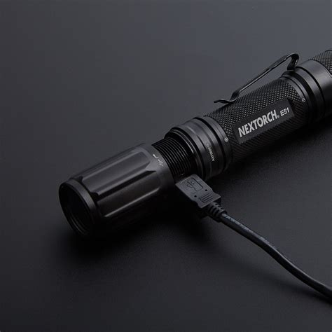 E51 Usb Rechargeable Edc Flashlight Nextorch Touch Of Modern
