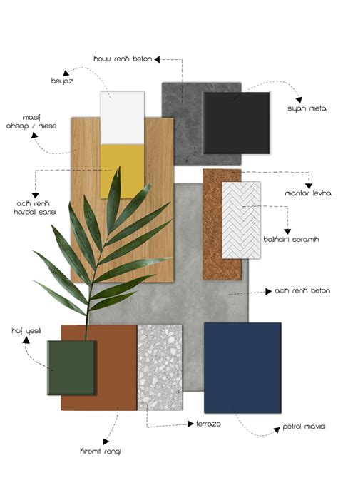 Material Board On Behance Interior Design Boards Interior Design