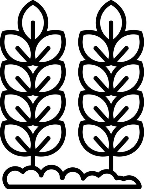 Wheat Vector Icon 20887285 Vector Art At Vecteezy