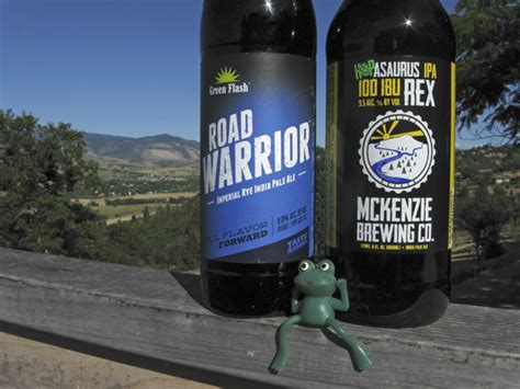 Bottle Battle Imperial Ipas — Green Flash Road Warrior Vs Mckenzie