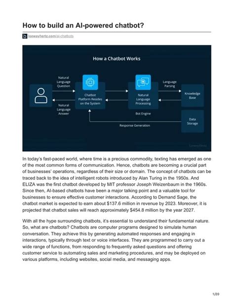 Ppt How To Build An Ai Powered Chatbot Powerpoint Presentation Free