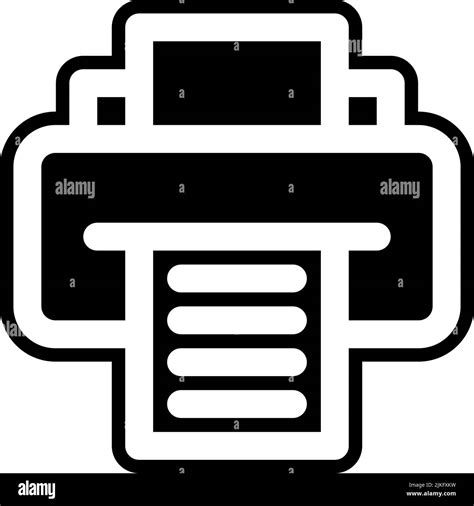 Printer Icon Black Vector Illustration Stock Vector Image And Art Alamy