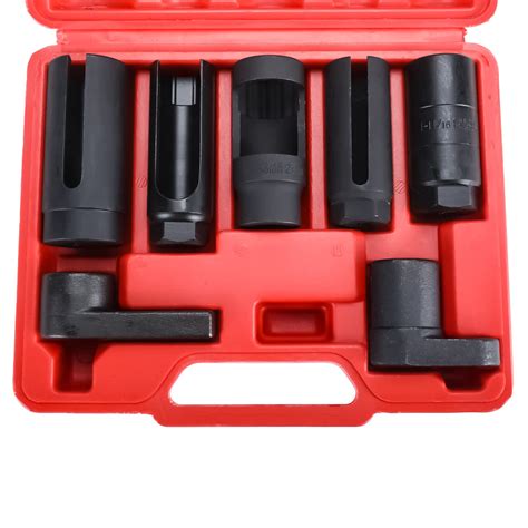 8milelake 7pcs O2 Oxygen Sensor Socket Set 7 8