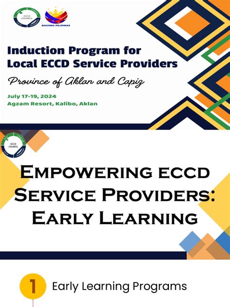 Empowering Eccd Service Providers Early Learning Programs Pdf