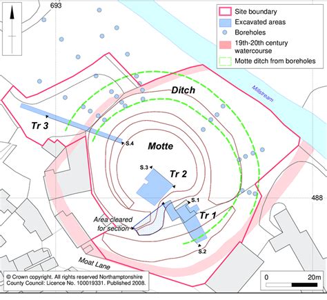 Areas Of Excavation And Core Sampling Download Scientific Diagram