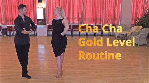 Cha Cha Basic (Gold Level) Choreography | Hip Twist Spiral, Turkish Towel - YouTube