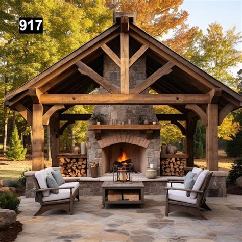 Outdoor Reclaimed Wood Beam Fireplace Mantels 917 Etsy Outdoor