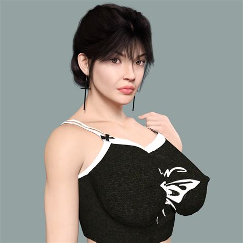 Ba Daniela 3d Render Digital Art By Blinkart