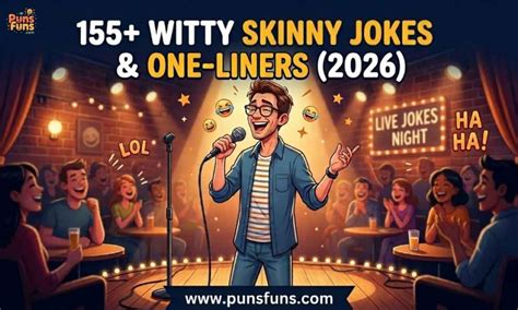 155 Witty Skinny Jokes One Liners 2026