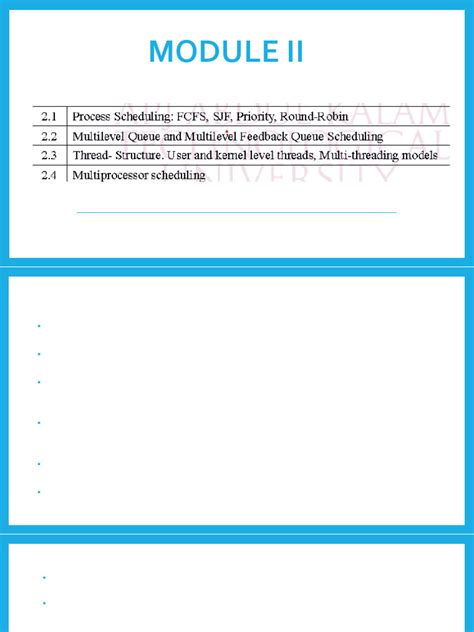 Module 2 1 Ktu Pdf Thread Computing Scheduling Computing