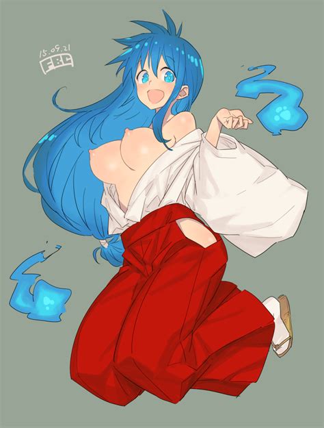 Rule 34 1girls 2021 Blue Eyes Blue Flame Blue Hair Blush Breasts
