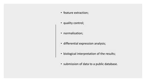 Microarray Data Analysispptx Genetics Science