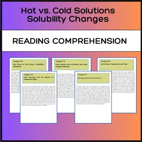 Hot And Cold Solutions Exploring How Temperature Affects Solubility