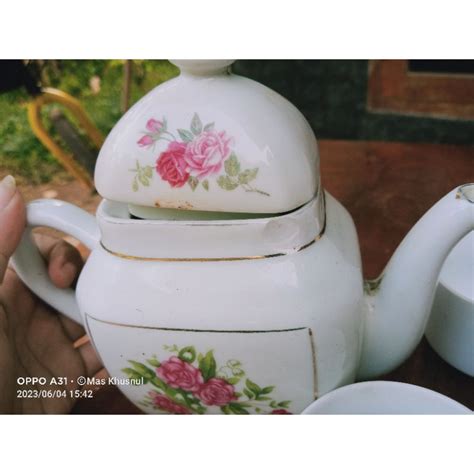 Jual Teko Poci Jadul Set Shopee Indonesia
