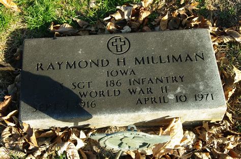 Raymond Harold Milliman 1916 1971 Find A Grave Memorial