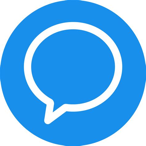 Blue Circle Bubble Chat Chatting Comment Message Icon Download On Iconfinder