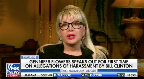 Gennifer Flowers Says Bill Clinton Sexually Harassed Her Before Affair