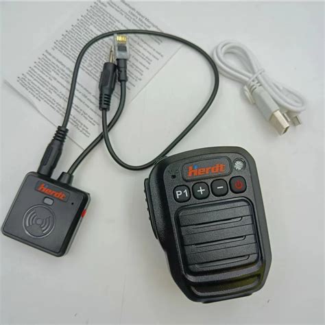 Wireless Ptt Bluetooth Microphone Speaker And Adapter For Kenwood Motorola Yaesu Rj45 8 Pin Mic