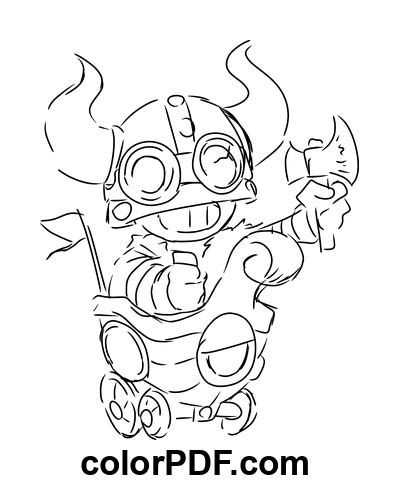 Carl Brawl Estrellas Boceto Dibujos Para Colorear Y Libros En Pdf