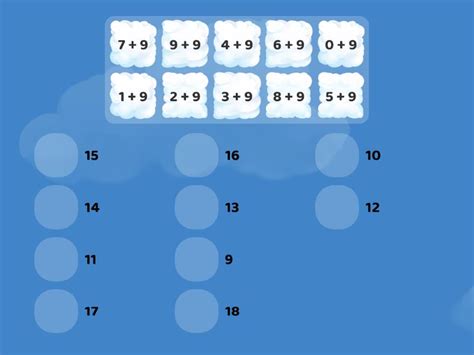 Adding 9 Une Las Parejas