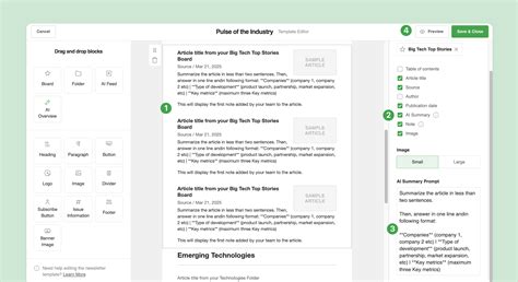Guide To Using Ai In Automated Newsletters Feedly Documentation