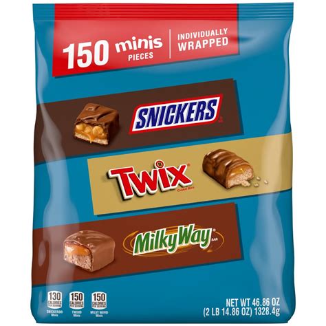 Mars Snickers Twix And Milky Way Minis Chocolate Candy Bars Desertcart India
