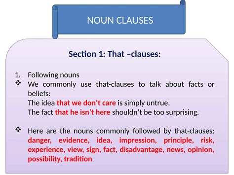 Noun Clause With Examples Nanjananajajnnbjnanananan Pptx