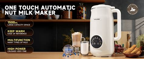 8 In 1 Automatic Nut Milk Maker Machine 50oz Soy Milk Maker With 12