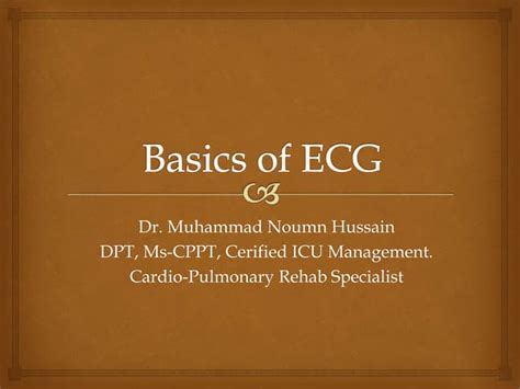 Ecg Reading And Interpretation For Beginnerspptx
