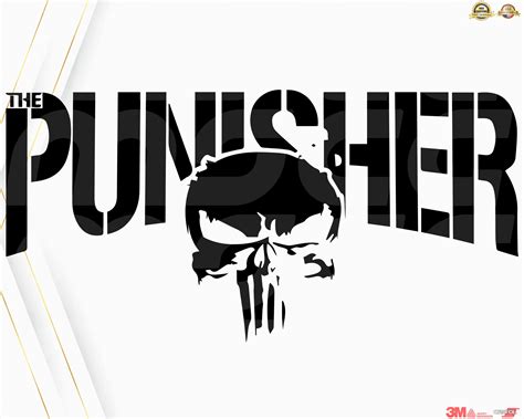 Punisher Skull Decal Car And Truck Sticker Etsy