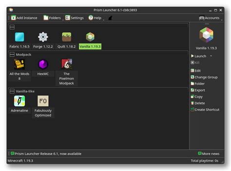 Legacy Launcher для Minecraft как скачать установить и настроить