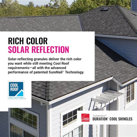 Owens Corning Trudef Duration Cool Oyster Shell Architectural Roof