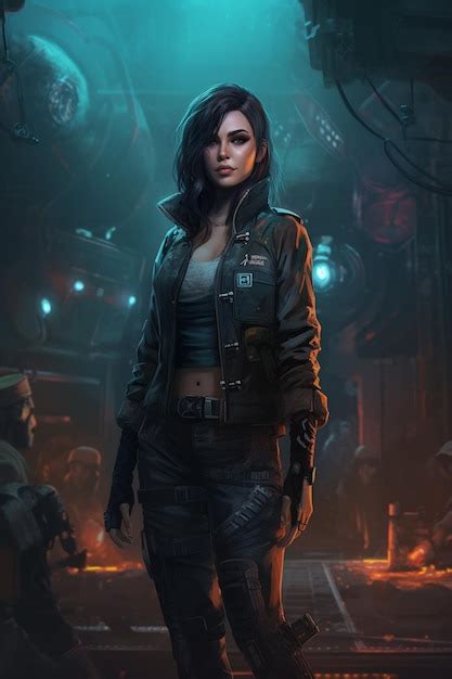 Premium Ai Image The Girl In The Machine