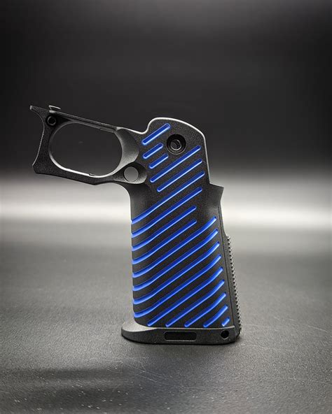 Ics 4351 Hi Capa Airsoft Grip Stock Blue Lines Roguecapa