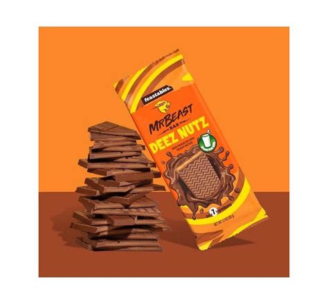 Mr Beast Feastables Deez Nut Choclate Food And Drinks Other Food