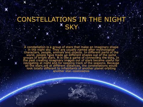 Constellationsppt Grade 5 Different Types Of Constellations Ppt