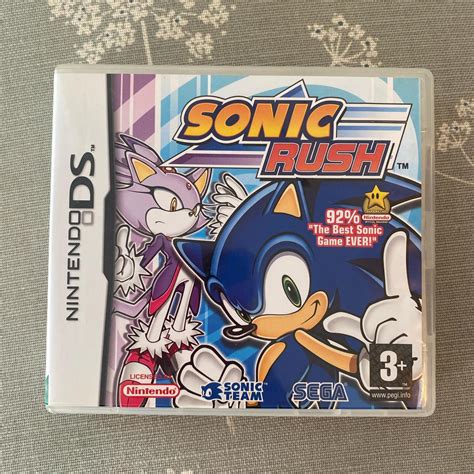 Sonic Rush Ds Game For Nintendo Ds Works Without Depop